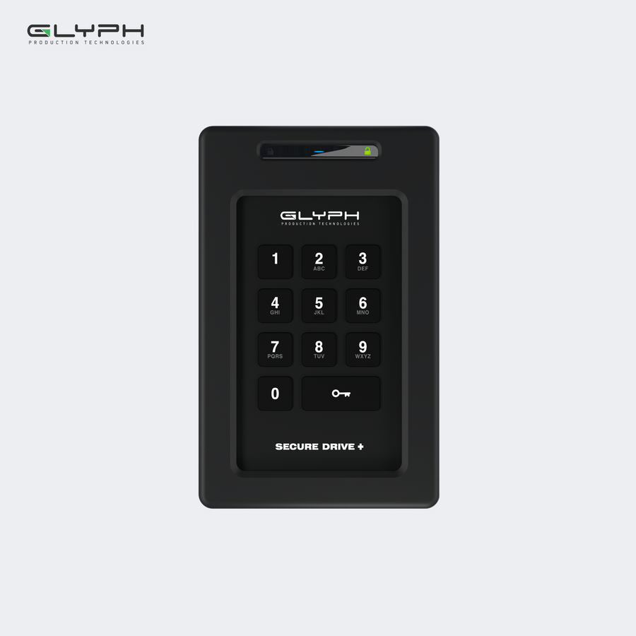 Glyph SecureDrive+ Encrypted Drive with Keypad – Glyph Tech – Glyph ...