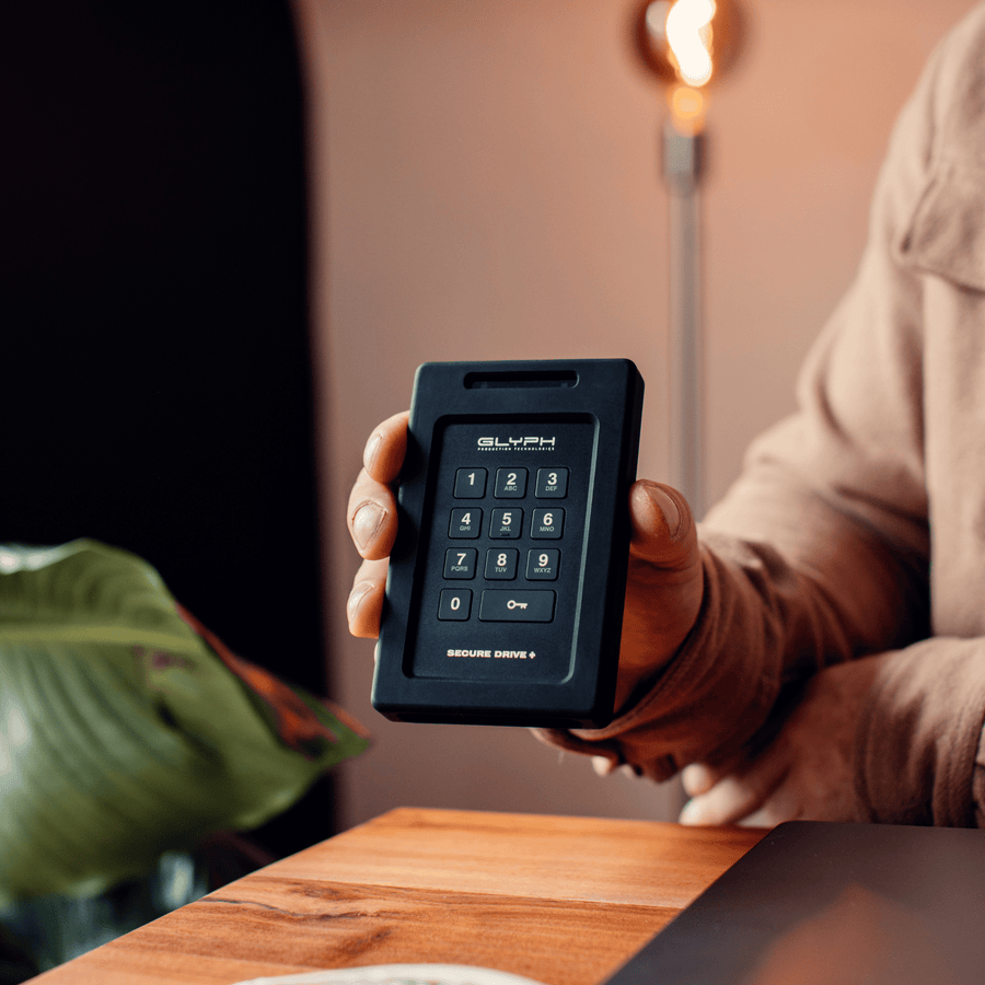 Glyph SecureDrive+ Encrypted Drive with Keypad – Glyph Tech – Glyph ...