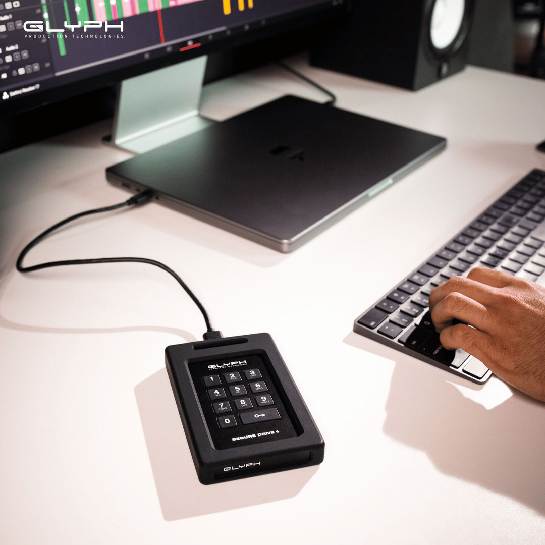 Glyph SecureDrive+ Encrypted Drive with Keypad – Glyph Tech – Glyph ...